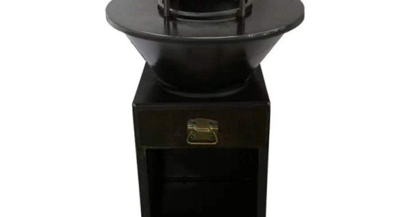 Gratar cu plita rotunda 750x950, tabla 10mm